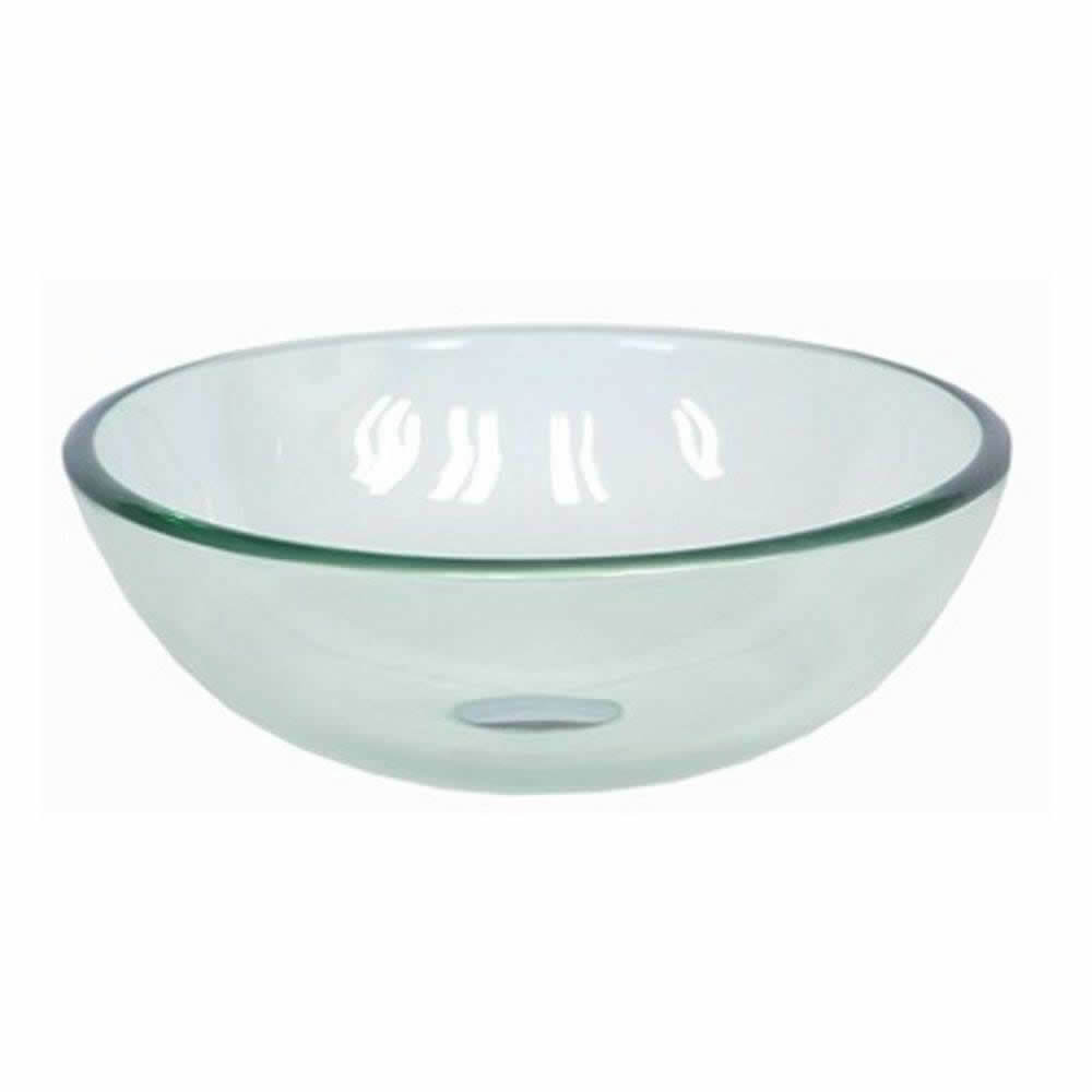 Cuba de Vidro 30cm Redonda Small Incolor CR30 Vmex - irmaossoares