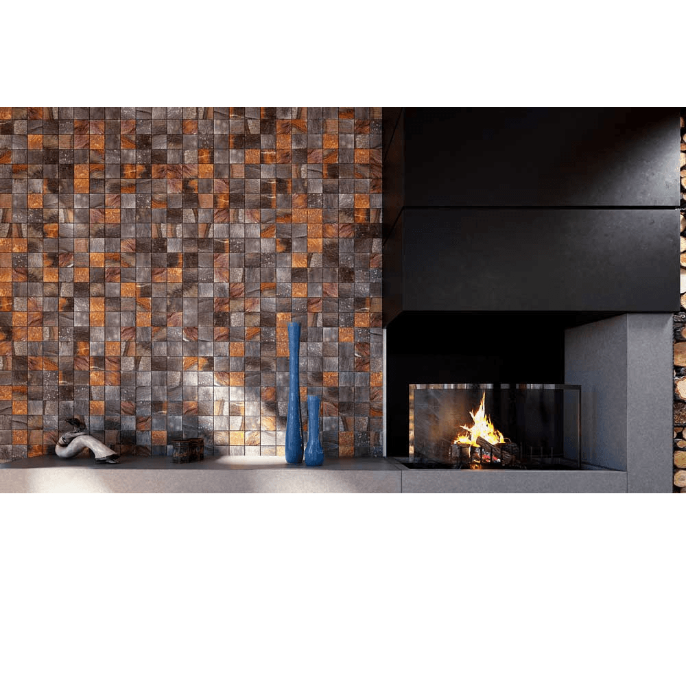 Revestimento Rustico 10x10 Ruggine 7180 Extra Strufaldi - irmaossoares